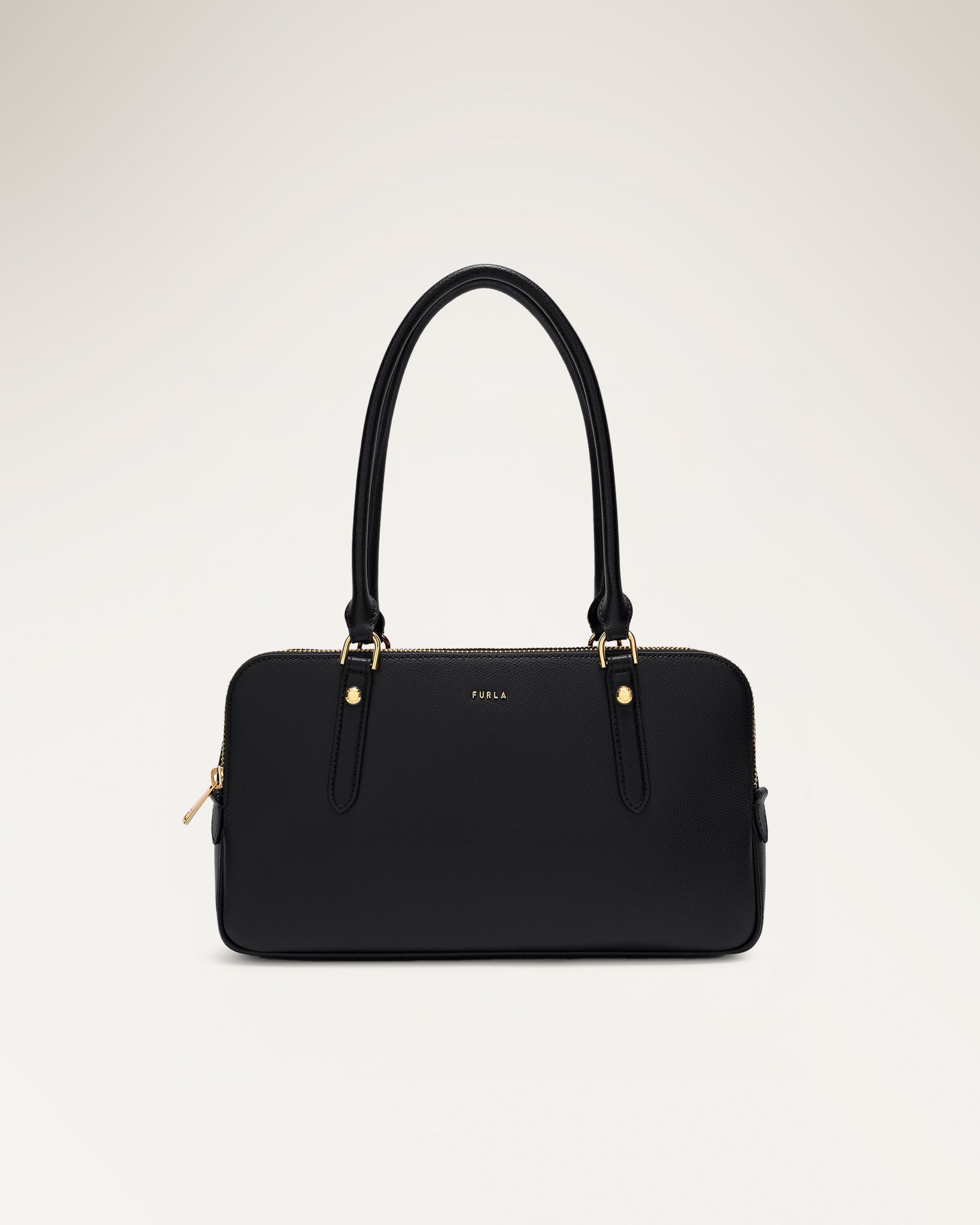 Giulia M Boston Bag Black | Furla - Anna Virgili Online